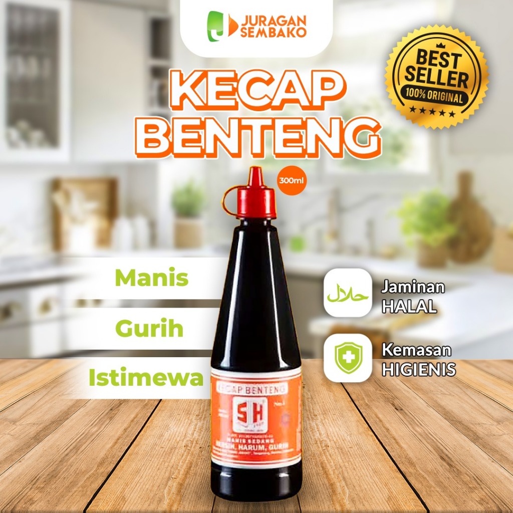 Jual KECAP BENTENG SH HALAL [300ML] | Shopee Indonesia
