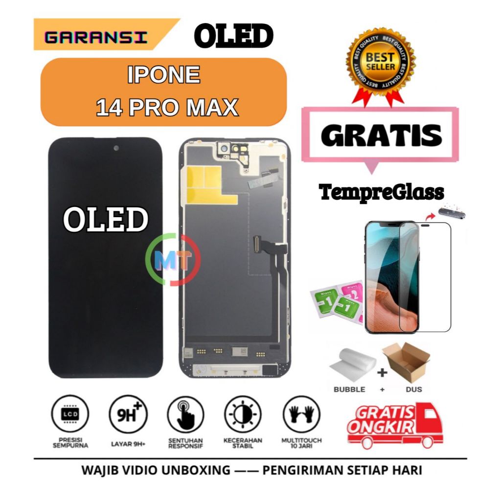 Jual Lcd Touchscreen IPHONE 14 PRO MAX Gratis+TempreGlass Fullset ...