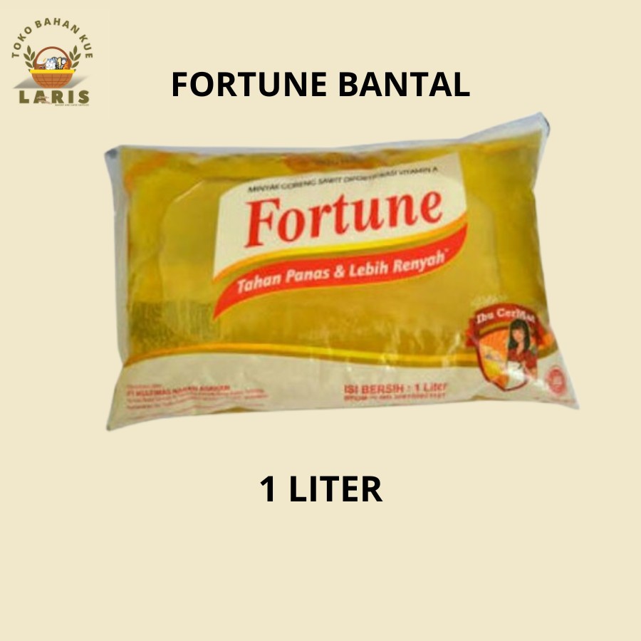 Jual FORTUNE MINYAK GORENG BANTAL KEMASAN 1 LITER | Shopee Indonesia