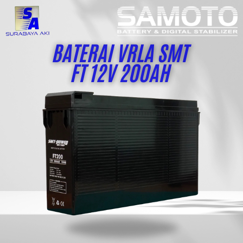 Jual VRLA BATTERY FRONT TERMINAL SAMOTO 200 BATERAI VRLA FRONT TERMI ...