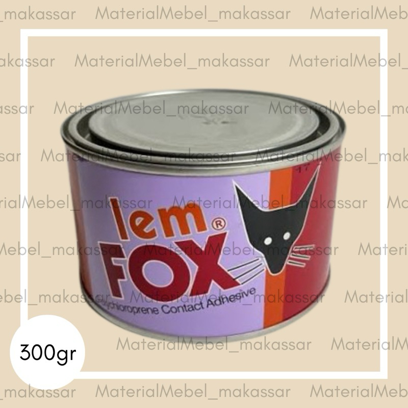 Jual Lem Fox / Lem Kuning / Lem HPL / Lem Kayu Fox Kucing 300gr ...