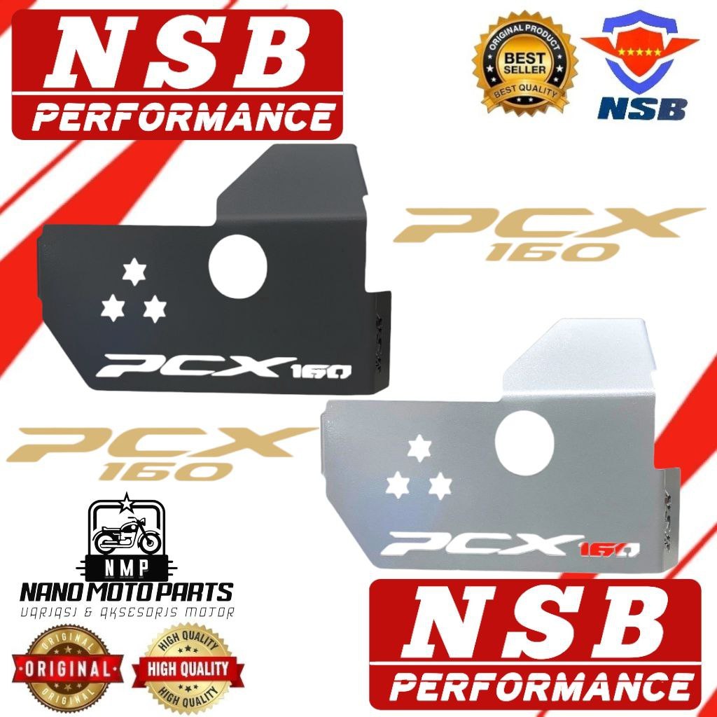 Jual Cover Engine PCX 160 Model Bulat Tutup Cover Mesin Pelindung Mesin ...