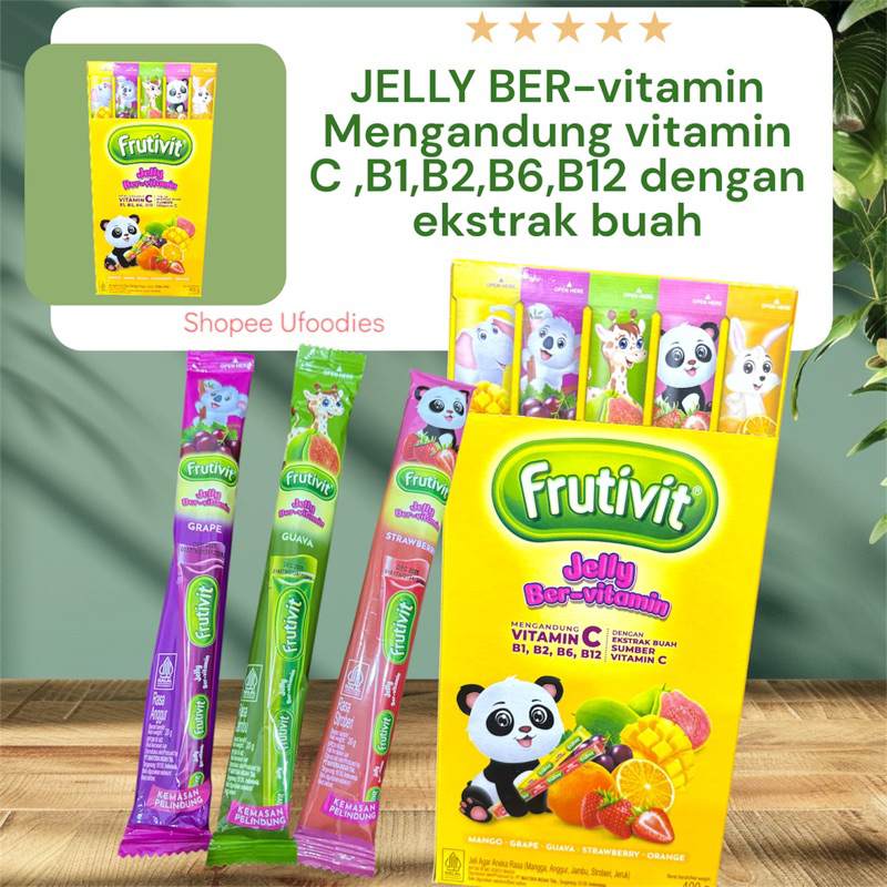 Jual JELLY BER-vitamin FRUTIVIT ANEKA RASA EXTRAK BUAH SUMBER VITAMIN ...