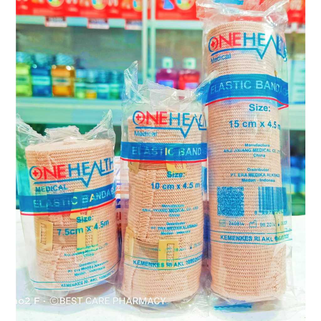 Jual 𝐎𝐍𝐄𝐇𝐄𝐀𝐋𝐓𝐇 ELASTIC BANDAGE 𝟑, 𝟒 & 𝟔 𝐈𝐍𝐂𝐇 𝟏 𝐏𝐂𝐒 - PERBAN ELASTIS ...