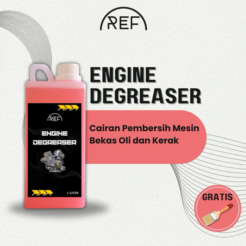 Jual REF | Engine Degreaser Cairan Pembersih Mesin 1 Liter | Shopee ...