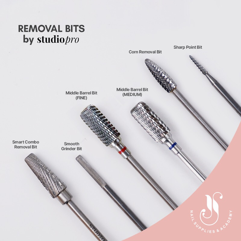 Jual Studio Pro Removal Nail Bits All Variant Accessories Remover Bit ...