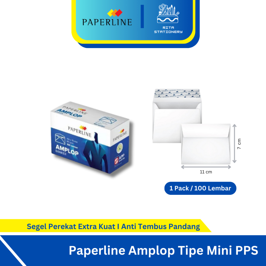 Jual Amplop Kecil Mini Paperline 11x7 CM Uang Ampau KTP - Pack | Shopee ...