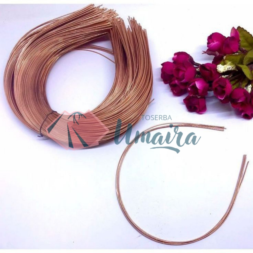 Jual Bahan Bando Kawat 6Pcs - Bando Tembaga Polos - Bahan Bando Seperti ...