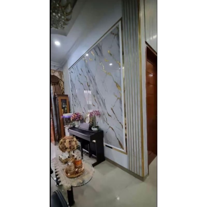 Jual UPVC marmer kombinasi wall panel | Shopee Indonesia