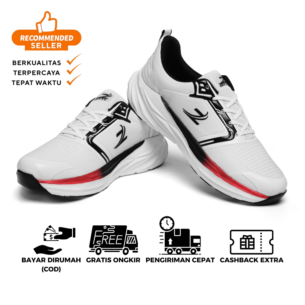 Jual Sepatu Running Pria ZEVIL – Sneakers Olahraga Ringan & Nyaman | Sepatu Lari Sport Casual 38 ...