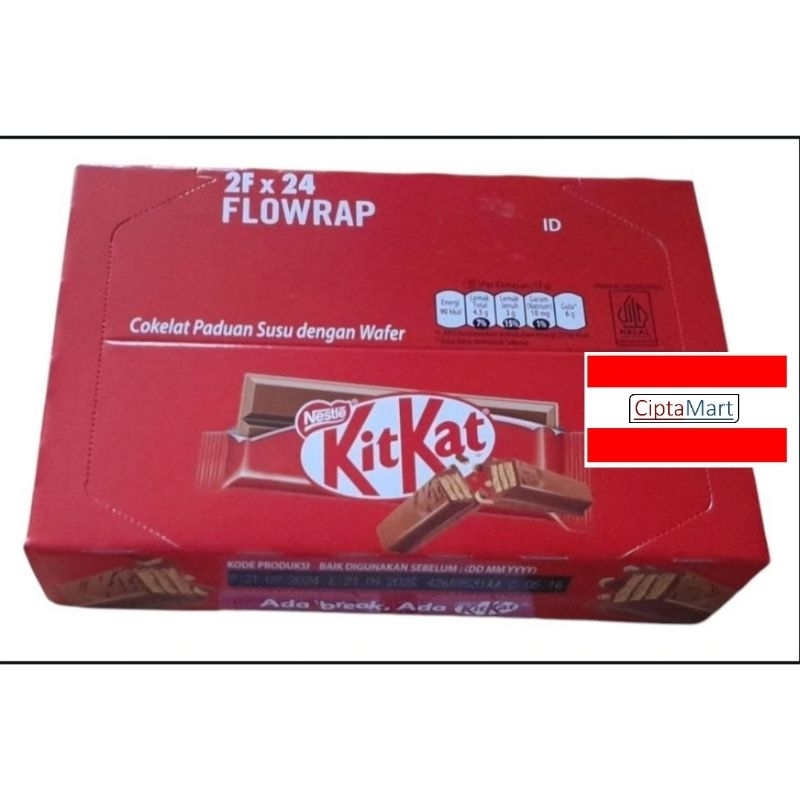 Jual Nestle Cokelat Kit Kat 2F isi ( 24 x 17 gr ) | Shopee Indonesia