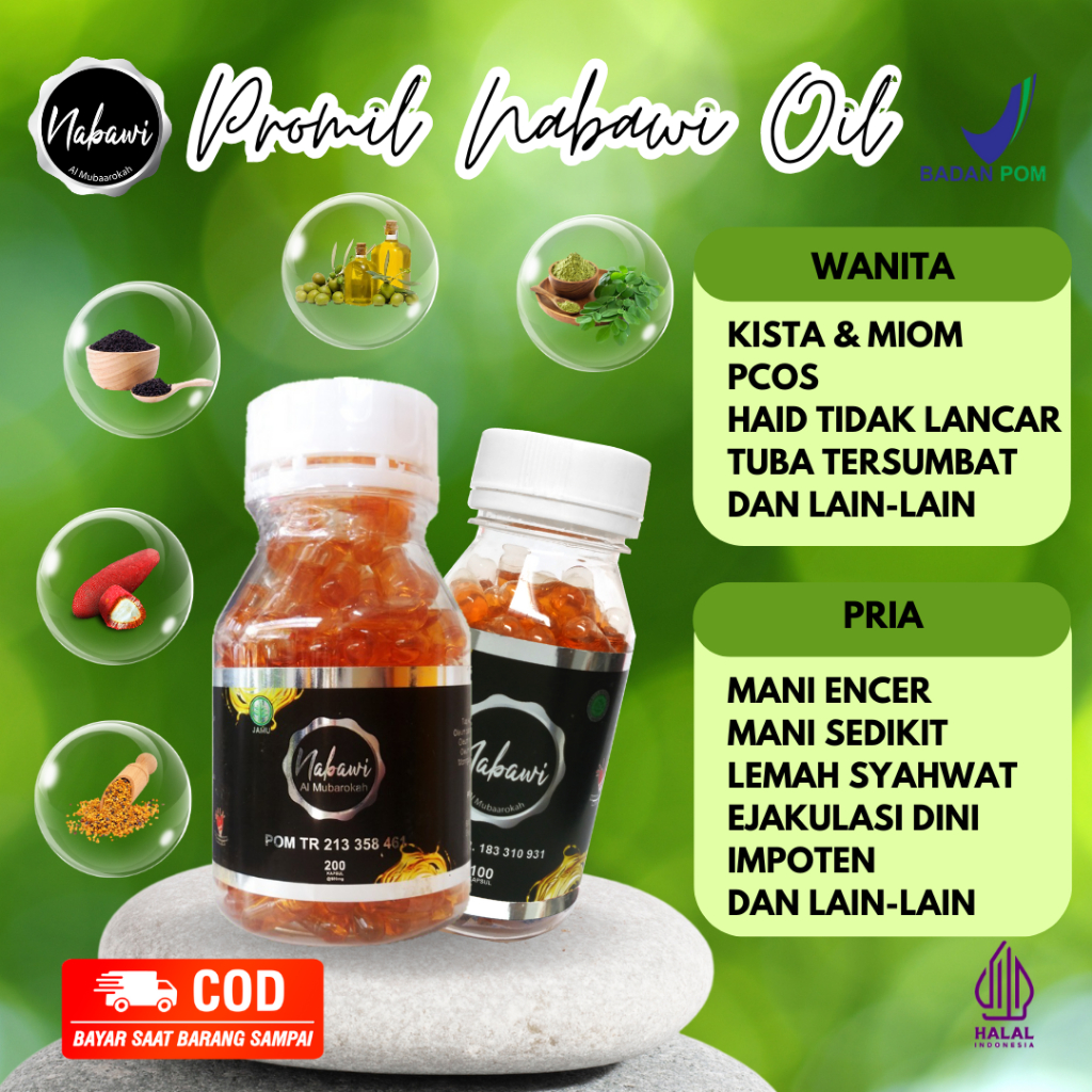 Jual Promil Nabawi Program Hamil Promil Habbatussauda Nabawi Herbal ...