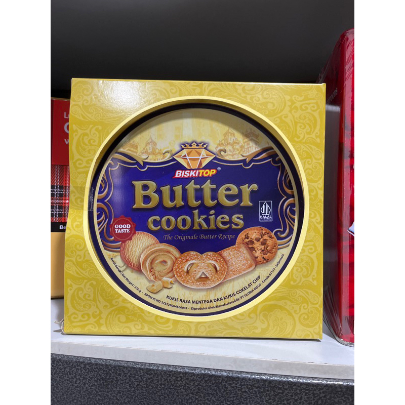 Jual BISKITOP BUTTER COOKIES / KUKIS MENTEGA - 350gr | Shopee Indonesia