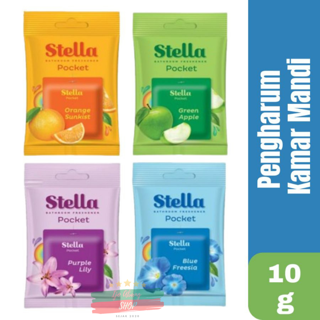 Jual Stella Fresh + Protect Pocket Bathroom Fragance All Varian 10g ...