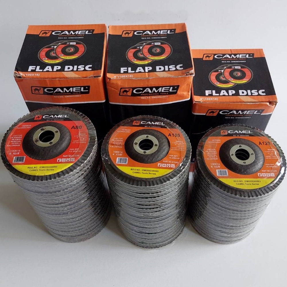 Jual Camel Amplas Susun 4 Inch Aneka Tipe - Flap Disc Sand Grit 4 ...