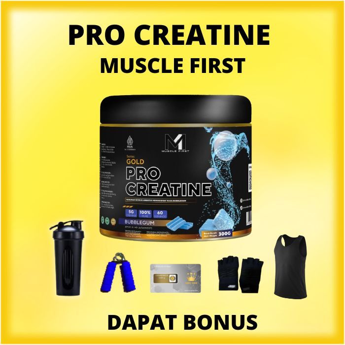 Jual M1 PRO CREATINE 360GR/420GR CREATINE MUSCLE HALAL BPOM PROCRATIN ...