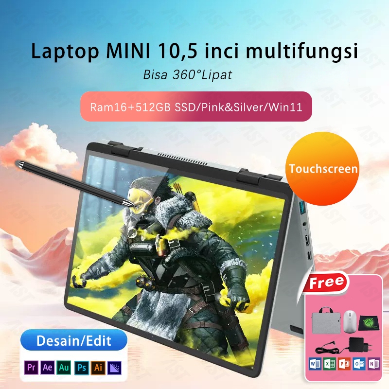 Jual [Baru Murah]CNAST Laptop Touchscreen 10.5inch Ram 8/16+256/512GB ...