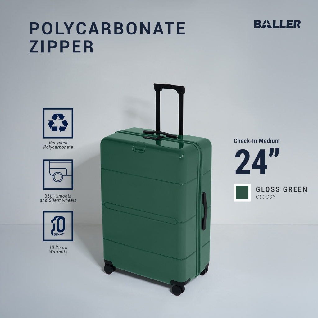 Jual Baller Koper Polycarbonate Zipper Check In 24 Inch - Medium ...