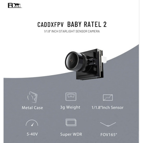Jual CADDX BABY RATEL 2 (low latency day and night camera) | Shopee ...