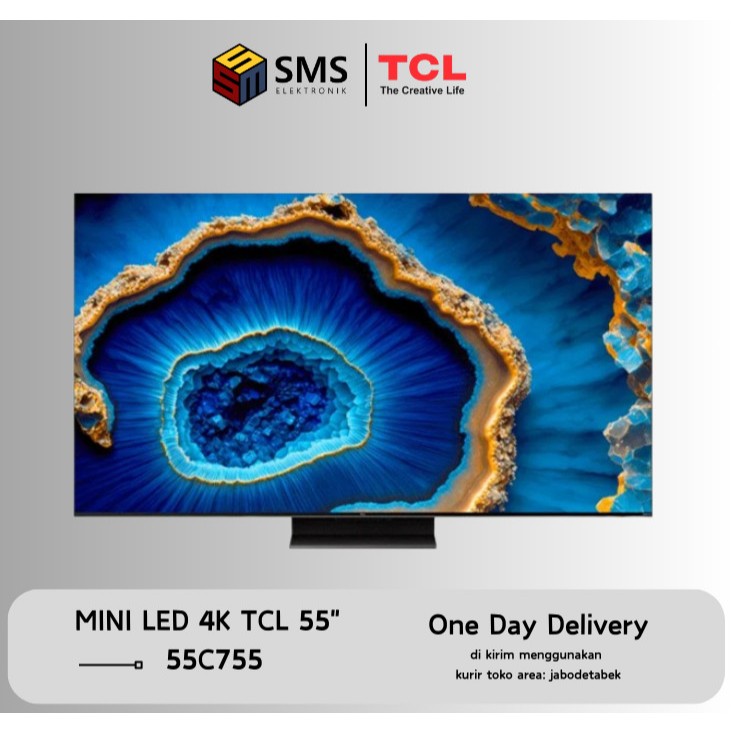 Jual TCL 55C755 QD-Mini LED 4K UHD Smart Google TV w/ 144Hz VRR 55 Inch ...