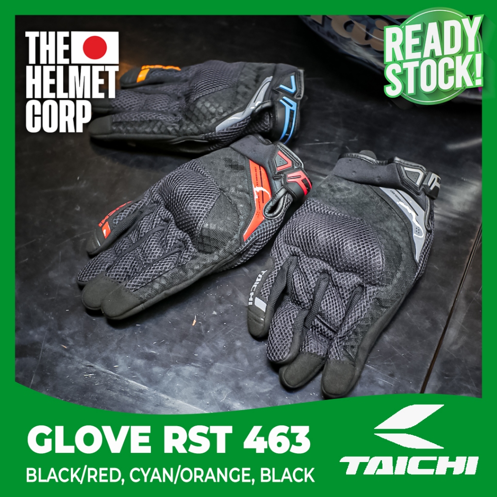 Jual GLOVE RS TAICHI RST 463 RUBBER KNUCKLE MESH GLOVE | Shopee Indonesia