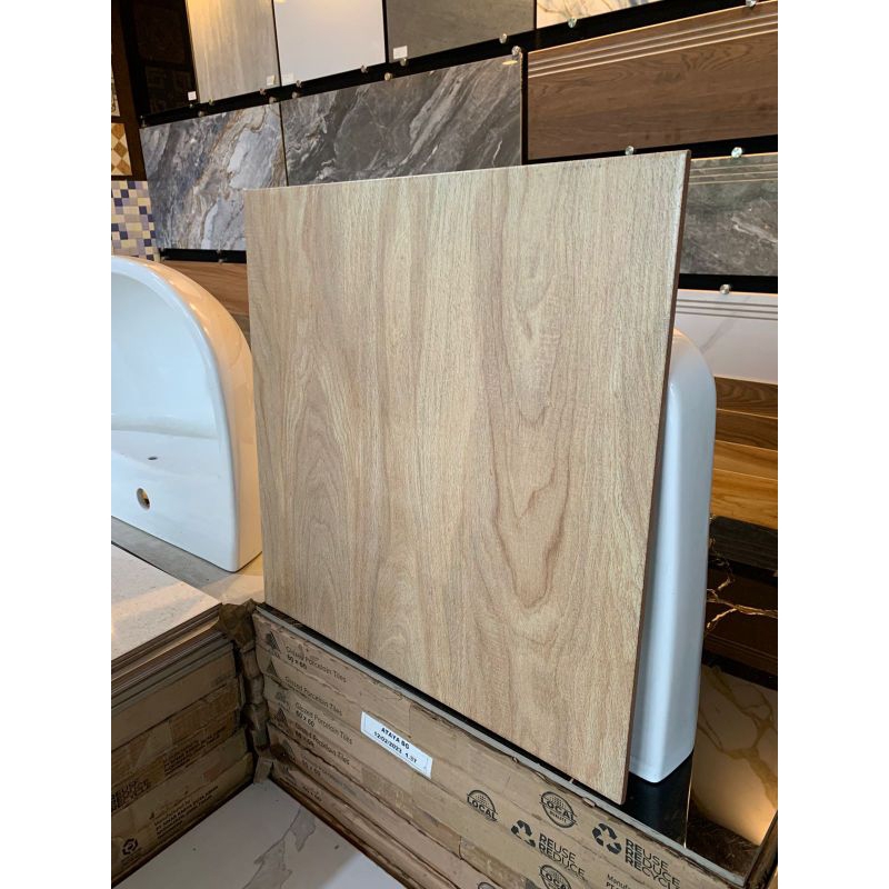 Jual Keramik lantai Mulia 50x50cm Canarium brown | Shopee Indonesia