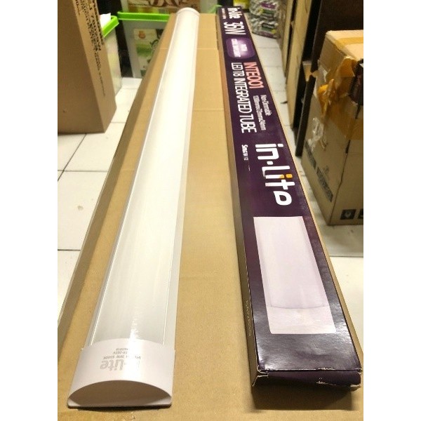 Jual Lampu LED 18w / 36w inlite INTE001 RM slim 18w 60cm 36w 120cm ...