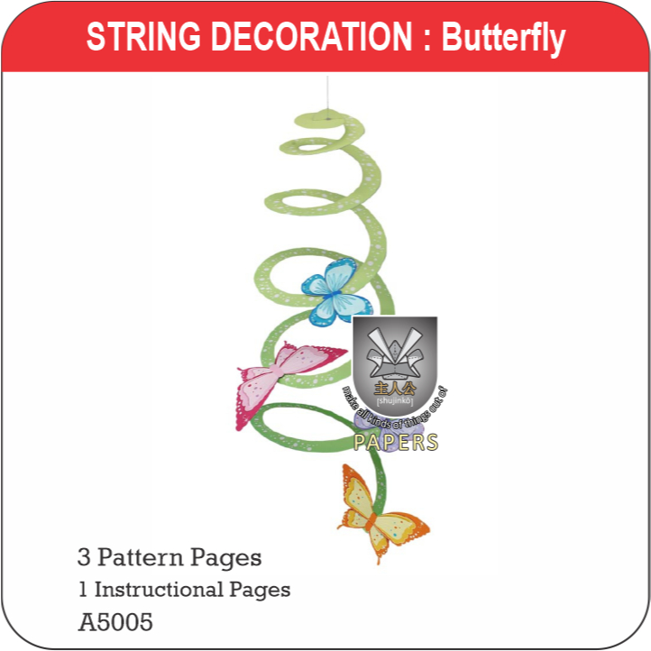Jual DIY 3D Papercraft String Decoration & Toys | Shopee Indonesia