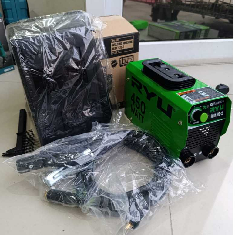Jual Mesin Las RYU Inverter MMA 120 IGBT 450 watt / Mesin las / Mesin trafo las / welding ...