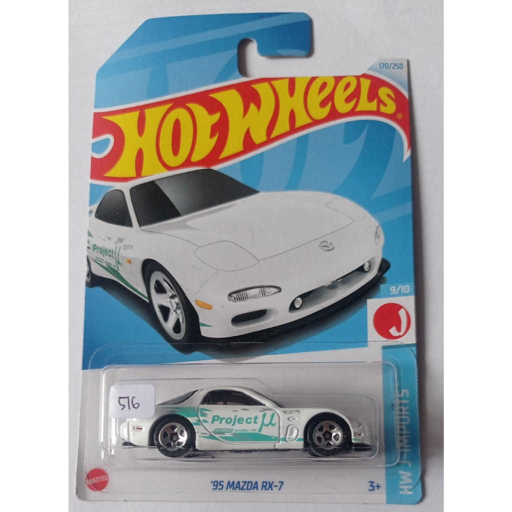 Jual Hot Wheels - 95 Mazda RX-7 White HW J-Imports Project | Shopee Indonesia