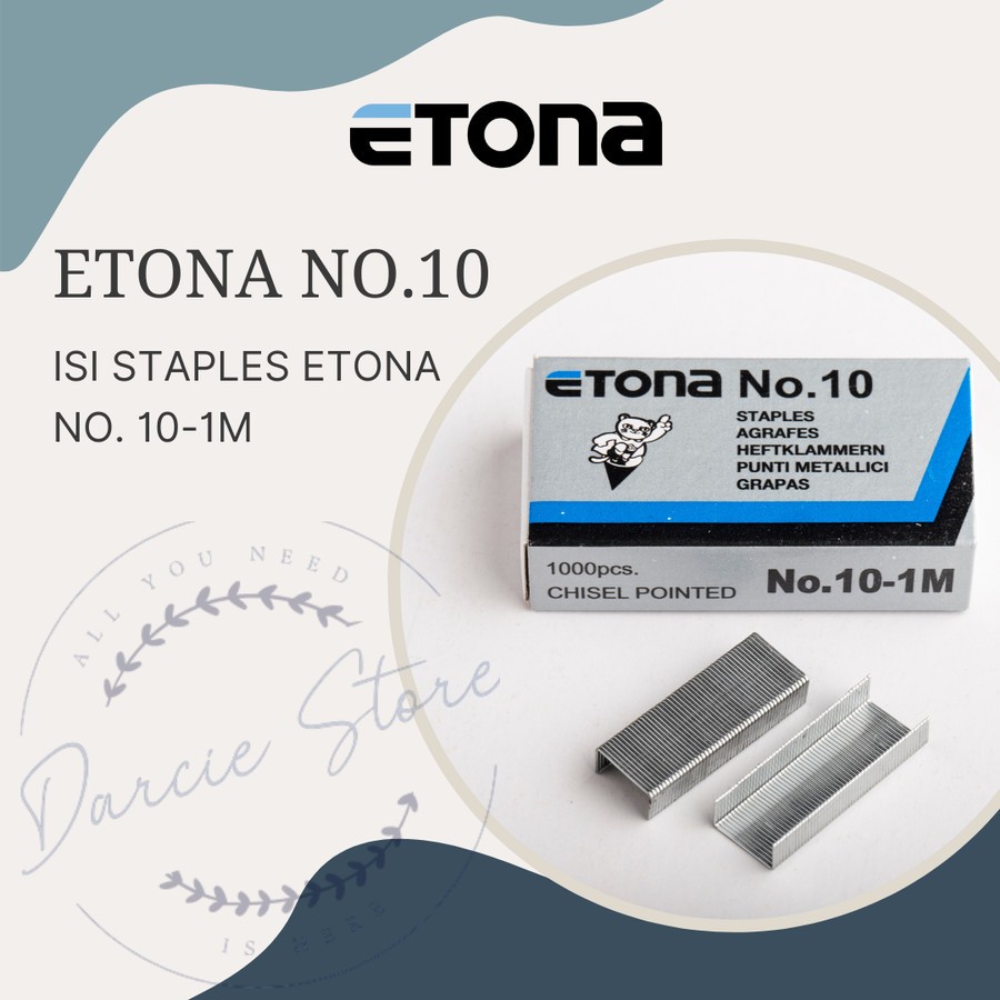 Jual ISI STAPLES ETONA NO.10/ ISI HEKTER ETONA / ISI HAKTER ETONA / ISI ...