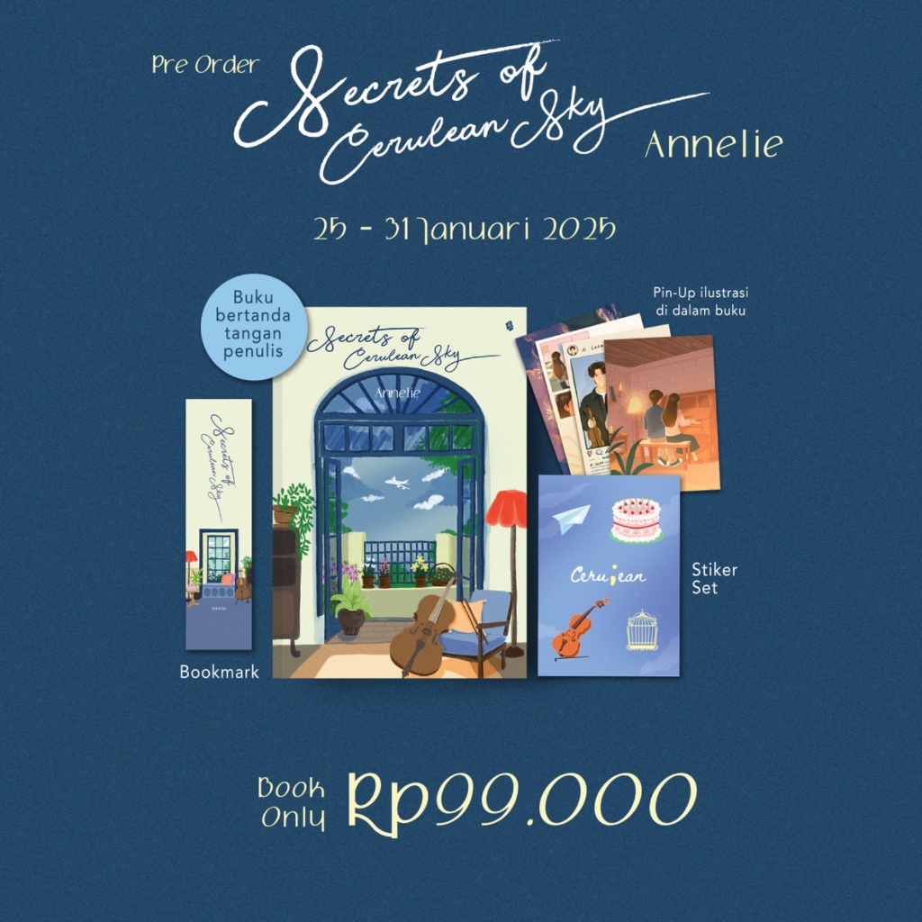 Jual Buku Novel Secrets of Cerulean Sky - Annelie - Bukune | Shopee ...