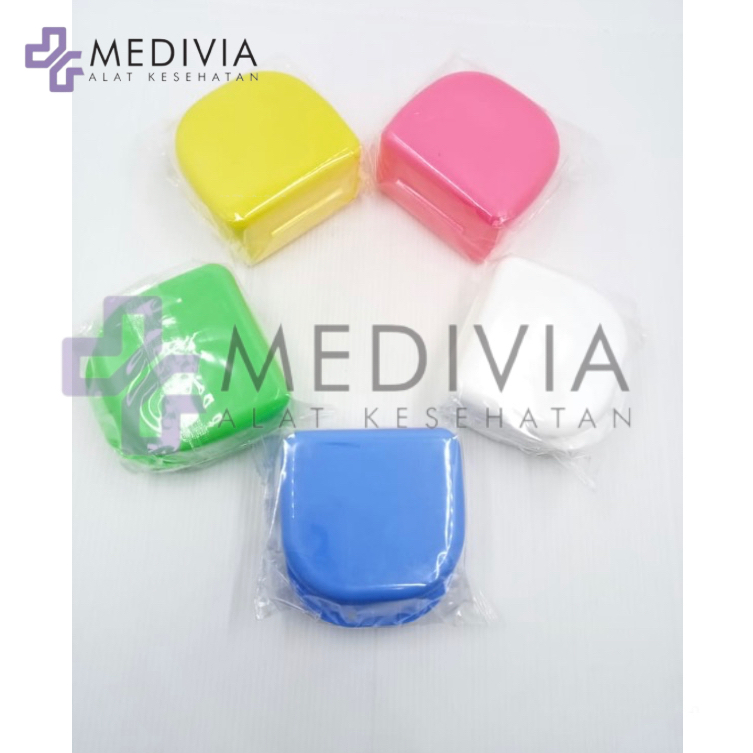 Jual RETAINER BOX DENGAN LUBANG / DENTURE BOX/ KOTAK PROTESA/ KOTAK ...