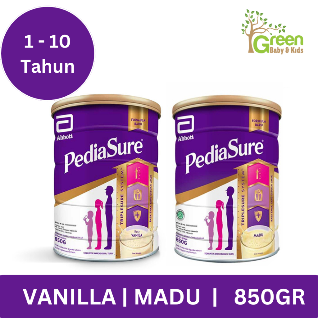 Jual PEDIASURE TRIPLESURE VANILA MADU 850GR/SUSU FORMULA UNTUK USIA 1-10 TAHUN | Shopee Indonesia