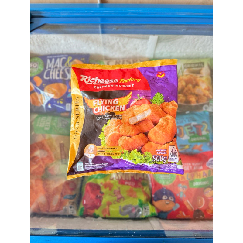 Jual Richeese Factory Flying Chicken Nugget 500 gr | Shopee Indonesia