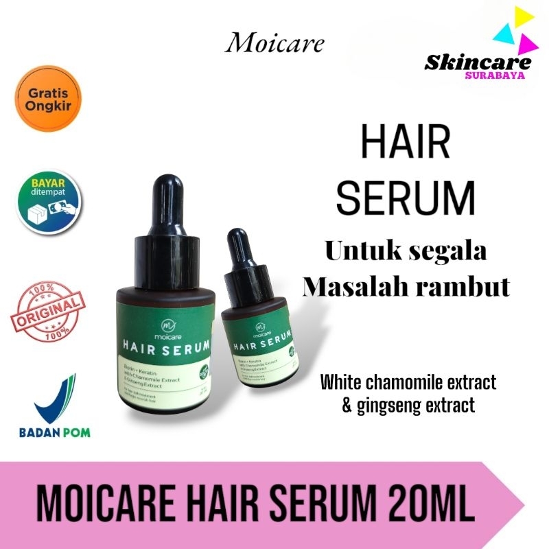 Jual Moicare Hair Serum - Anti Hair Fall Treatment With Biotin Keratin ...