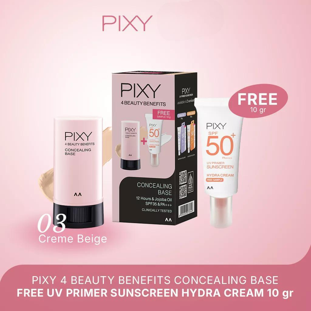 Jual [BUY 1 FREE SAMPLE] Pixy Beauty Benefits Concealing Base + Free Sample Pixy UV Primer ...