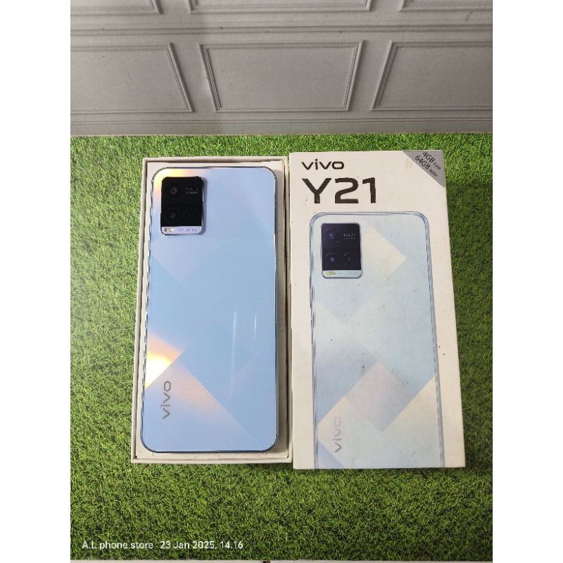 Jual Vivo Y21 4/64 second fullset | Shopee Indonesia