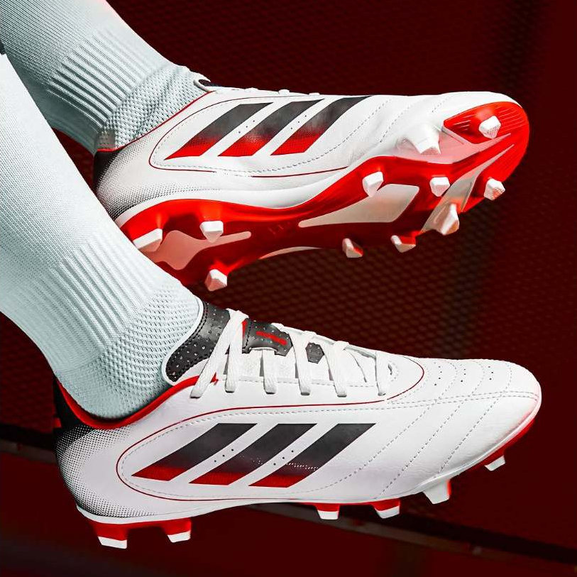 Jual Sepatu Bola Adidas Goletto IX FG - White Black Scarlet IH5863 ...