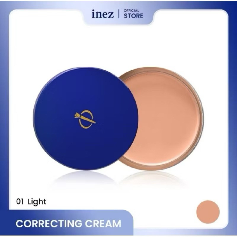 Jual INEZ COLOR COUNTOUR PLUS CORRECTING CREAM FOUNDATION PADAT | Shopee Indonesia