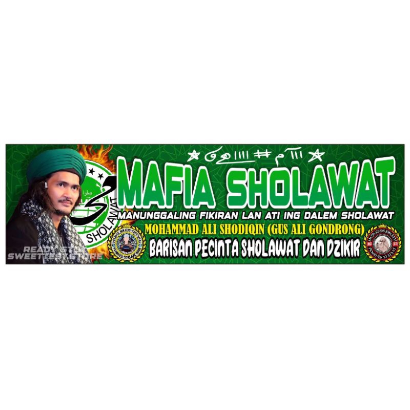 Jual READY STOK + BANNER SHOLAWAT, BANNER MMT MAJLIS SHOLAWAT, BANER ...