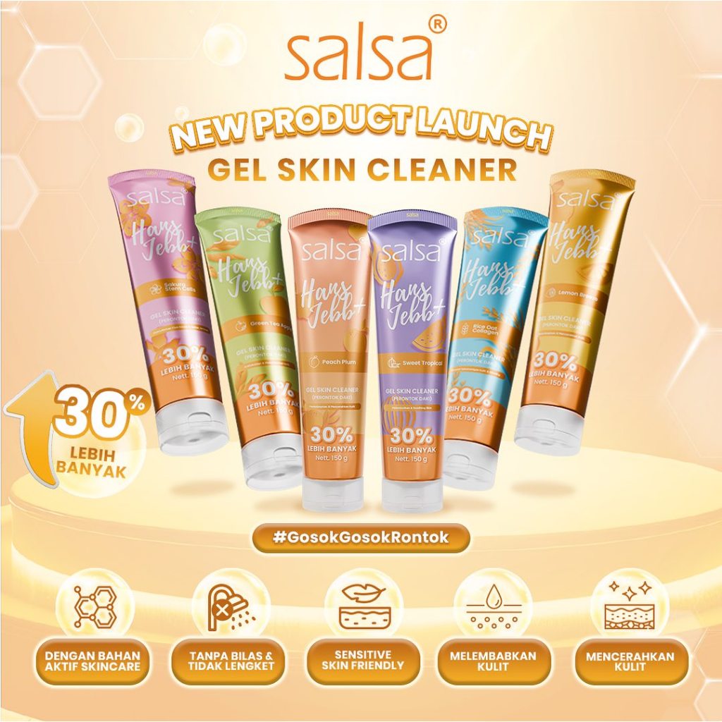 Jual SALSA Hans Jebb + Peeling Gel - Gel Skin Cleanser Eksfoliasi ...