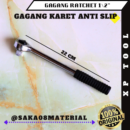 Jual GAGANG KUNCI RATCHET 1/2" IN STANG KUNCI SOK SHOCK RACET WRENCH ...