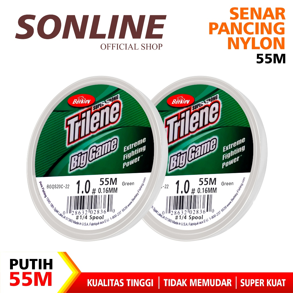 Jual SONLINE -Senar Pancing Trilene Putih Panjang 55mMemancing Pancing ...