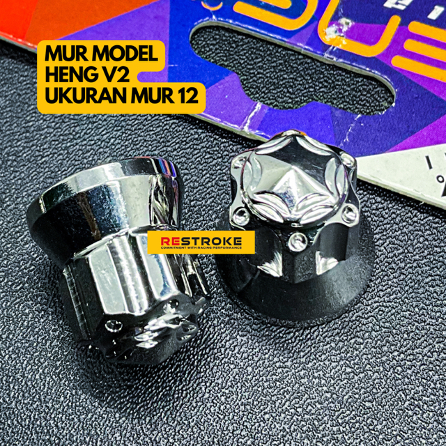 Jual MUR 12 M8 MODEL V2 STAR TOPI ORIGINAL HENG PROBOLT STAINLESS ...