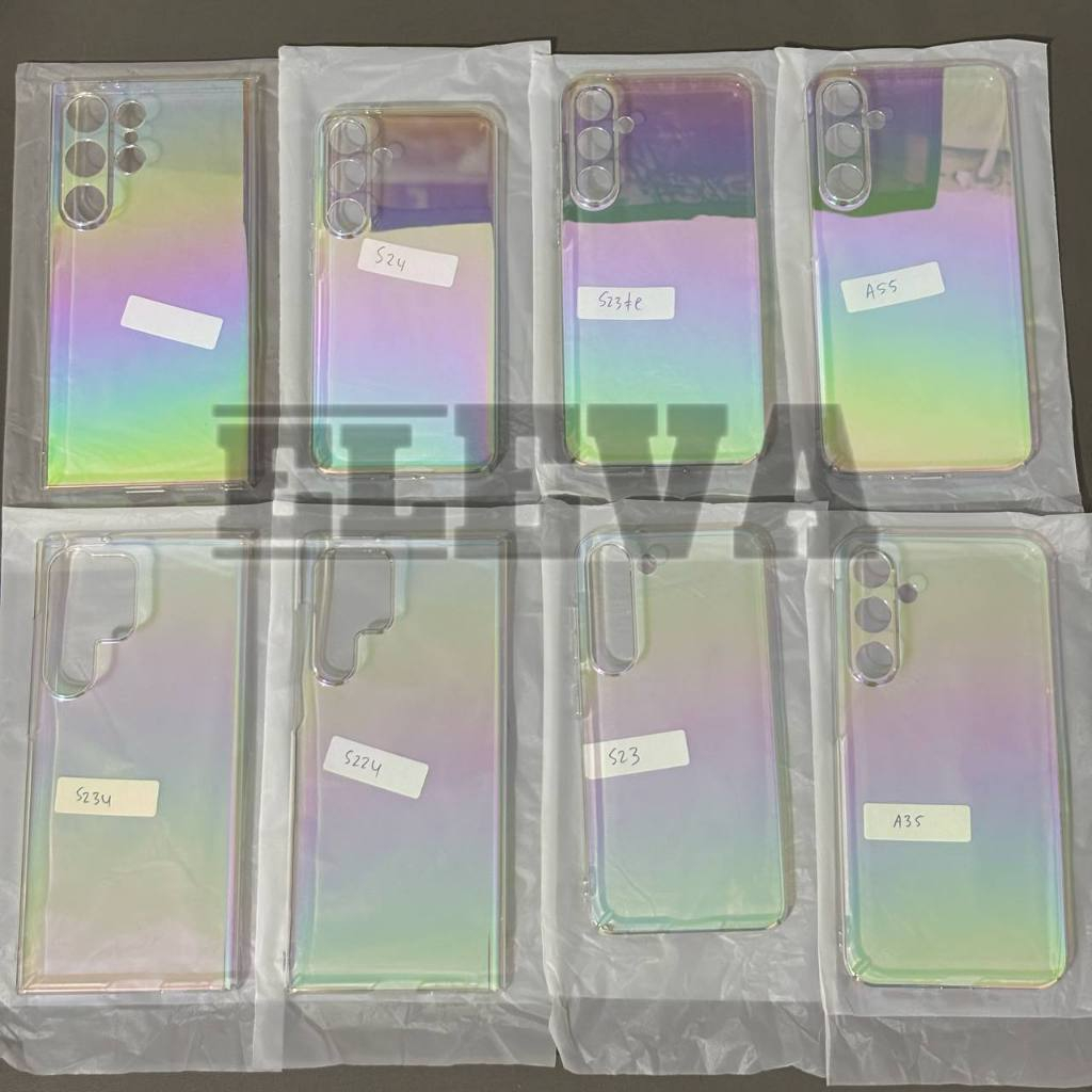 Jual E22 Hardcase Transparent Laser Aurora Rainbow Case Casing Cover ...