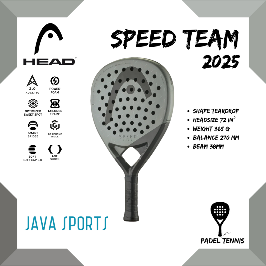 Jual Raket Padel Tenis Head Speed Team Original Official Resmi Padel ...