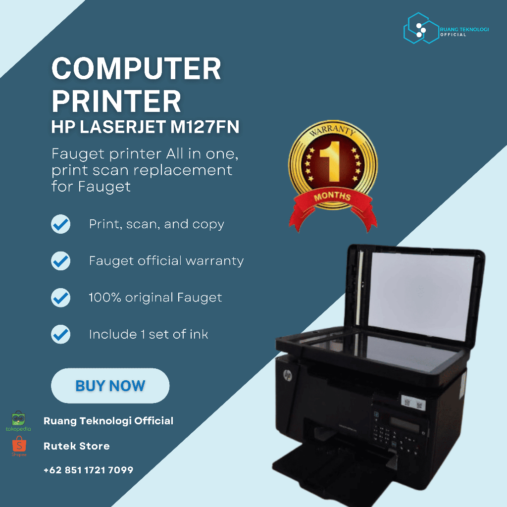 Jual HP Laserjet M127fn ( Second Like New ) | Shopee Indonesia