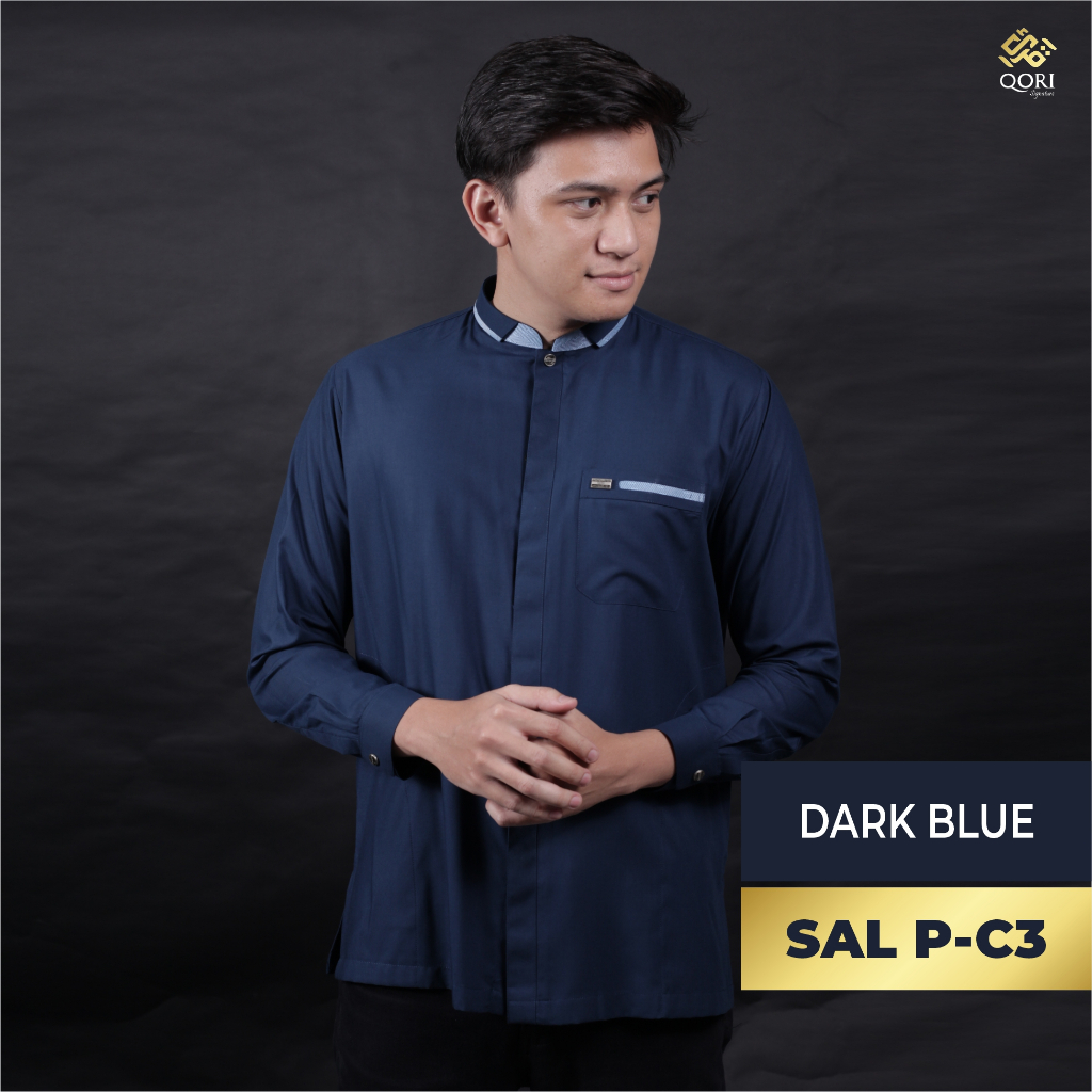 Jual Qori Apparel Baju Koko Casual Signature Salim Maula Lengan Panjang ...