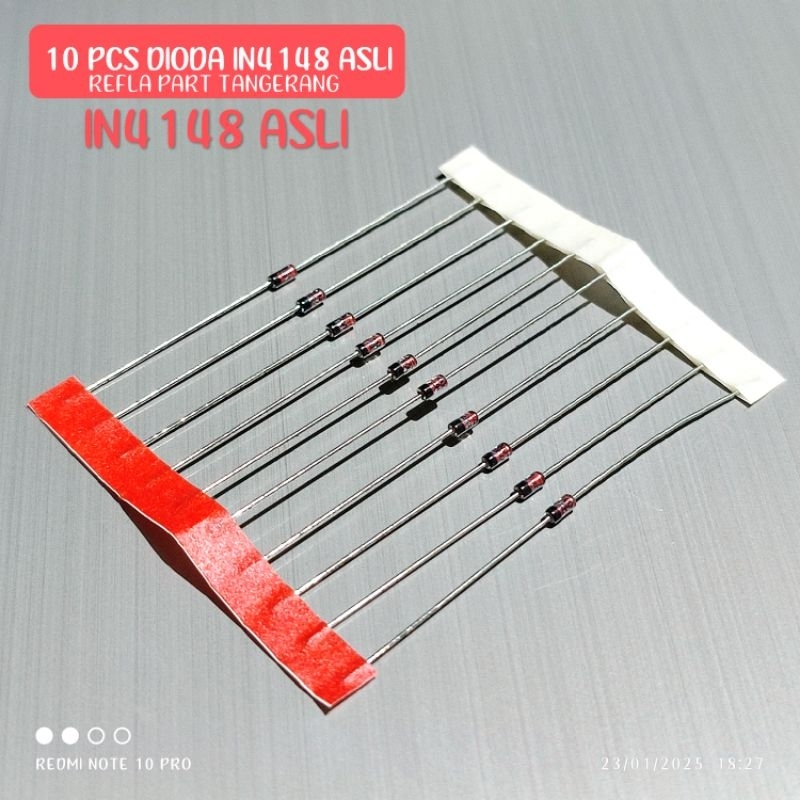 Jual 10 Buah Dioda 1N4148 1N 4148 Rectifier Diode IN4148 IN 4148 | Shopee Indonesia